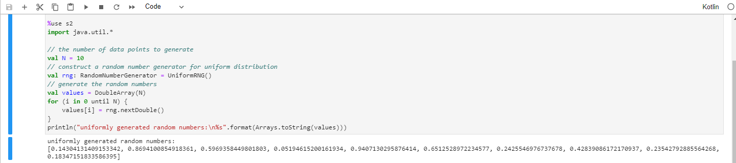 S2 random number generation – NM DEV